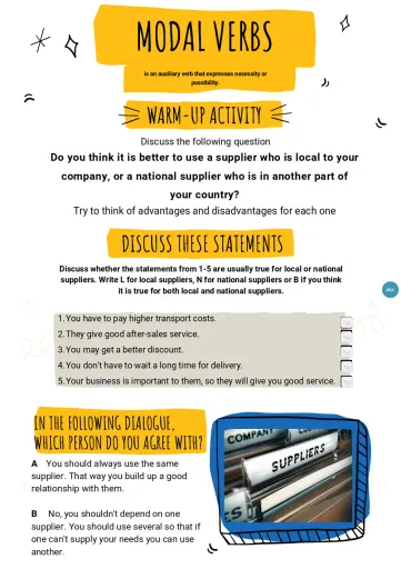 Modal verbs jeny (A4 Document) Interactive Worksheet – Edform