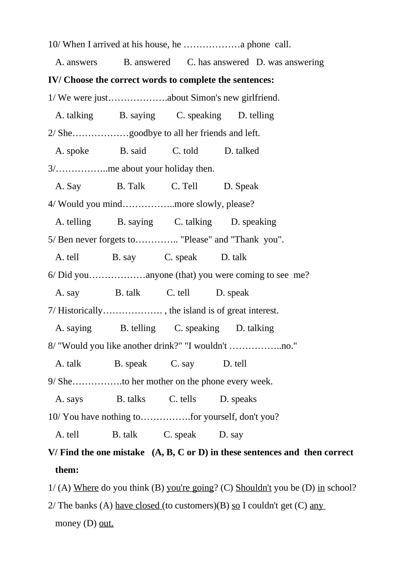 UNIT 2 Exercises Interactive Worksheet – Edform