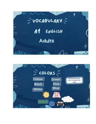 Vocabulary A1 Interactive Worksheet – Edform